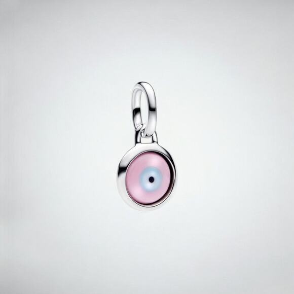 Pandora | Jewelry | Pandora Engravable Evil Eye Murano Glass Mini ...